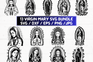 Virgin Mary Laser Cut Graphic by KDP INTERIORS MARKET · Creative Fabrica