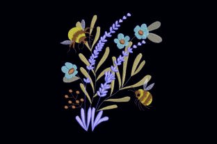 Lavender Embroidery Design · Creative Fabrica