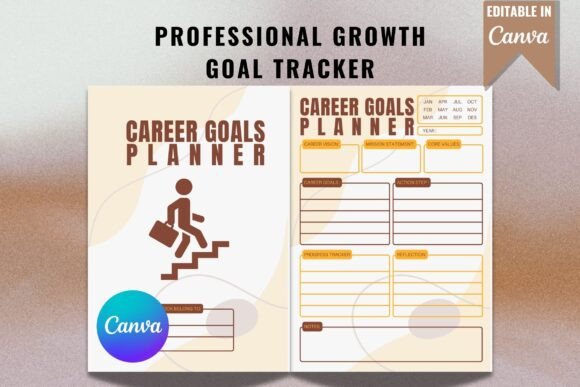 Professional Growth Goal Tracker Graphic by The Grateful Studio ...