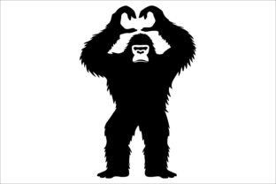 Bigfoot Silhouette Collection. Graphic by Graphics Design · Creative ...