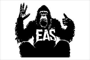 Bigfoot Silhouette Collection. Graphic by Graphics Design · Creative ...
