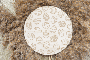 Easter Egg Laser Scoring Pattern · Creative Fabrica