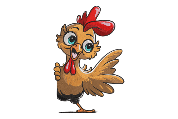 294 Chicken Embroidery Designs & Graphics
