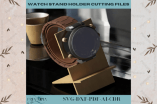 Laser Cut Watch Stand 084 · Creative Fabrica