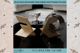 Laser Cut Watch Stand 084 · Creative Fabrica