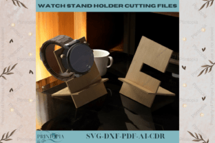 Laser Cut Watch Stand 084 · Creative Fabrica