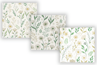 Minimalist Wildflower Seamless Pattern Graphic by Florid Printables ...