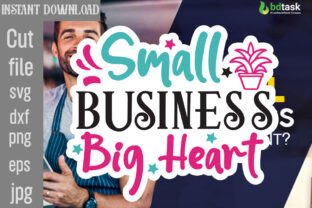 Small Business Big Heart SVG Cut File Graphic by SimaCrafts · Creative ...