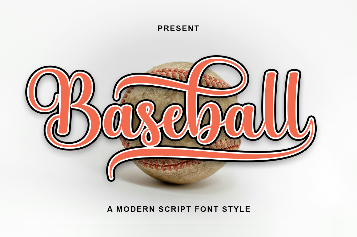 Baseball Font by IM Studio · Creative Fabrica