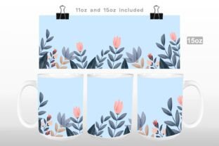 SPRING FLOWERS SUBLIMATION MUG WRAP Graphic by Universtock · Creative ...