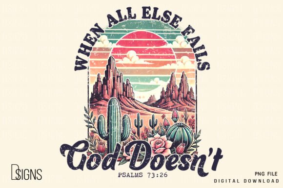 Western Christian God Doesnt Bible Verse Graphic by DSIGNS · Creative ...