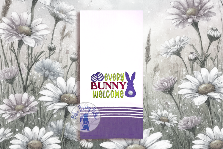 Every Bunny Welcome · Creative Fabrica