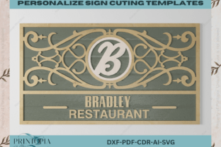 Custom Sign Template Laser Cut 128 · Creative Fabrica