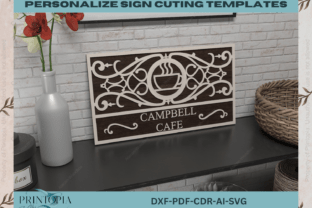 Custom Sign Template Laser Cut 128 · Creative Fabrica