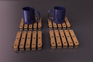 Boxed Pallet Coaster Laser Cut SVG Files Graphic by Design Crown ...