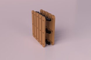 Boxed Pallet Coaster Laser Cut SVG Files Graphic by Design Crown ...