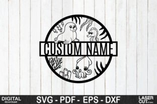 Personalized Animal Name Sign Bundle · Creative Fabrica