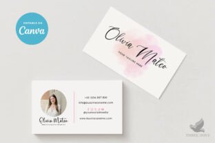 Eye Catching Business Card Template Graphic by Three Dove · Creative ...