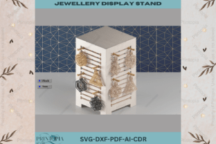Laser Cut Jewelry Stand 259 · Creative Fabrica
