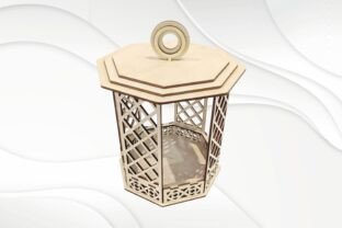 Bird Feeder Garden Decor Design Laser · Creative Fabrica