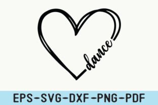 Dance SVG Cut File, Dance Heart Svg Graphic by CRAFT KING · Creative ...