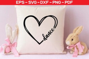 Dance SVG Cut File, Dance Heart Svg Graphic by CRAFT KING · Creative ...