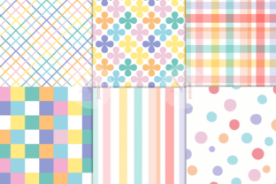 Pastel Easter Digital Paper Graphic by Nam Tiwa · Creative Fabrica