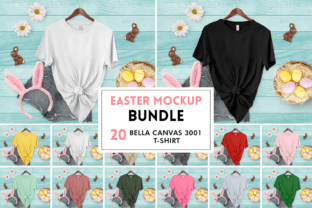 Bella Canvas 3001 Easter Mockup Bundle Graphic by AN Graphics ...