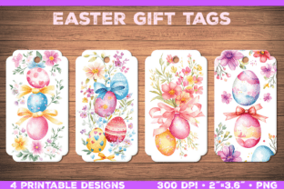 Watercolor Easter Gift Tags Designs Graphic by julimur · Creative Fabrica