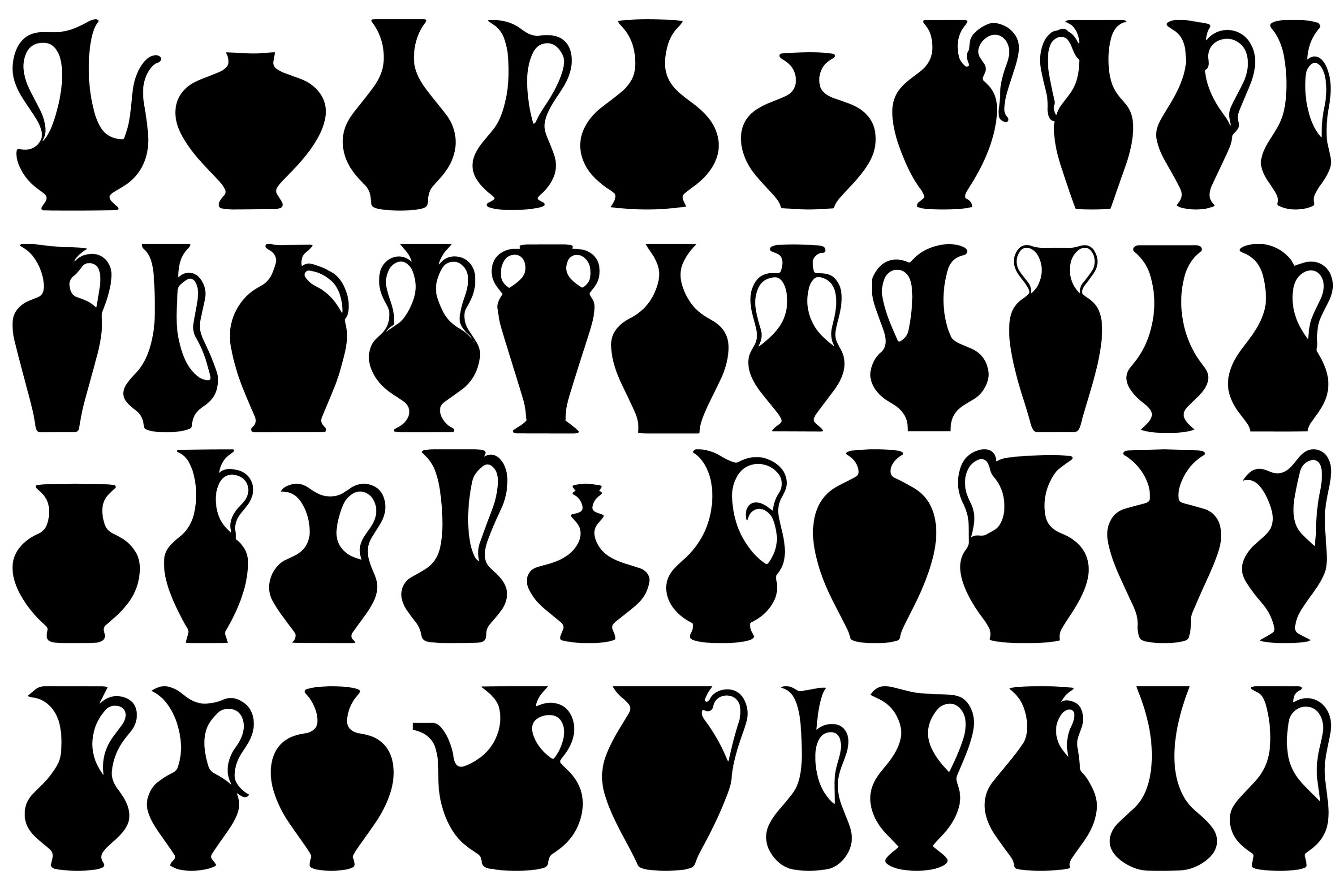 Pottery Vase SVG Bundle Graphic by VYCstore · Creative Fabrica