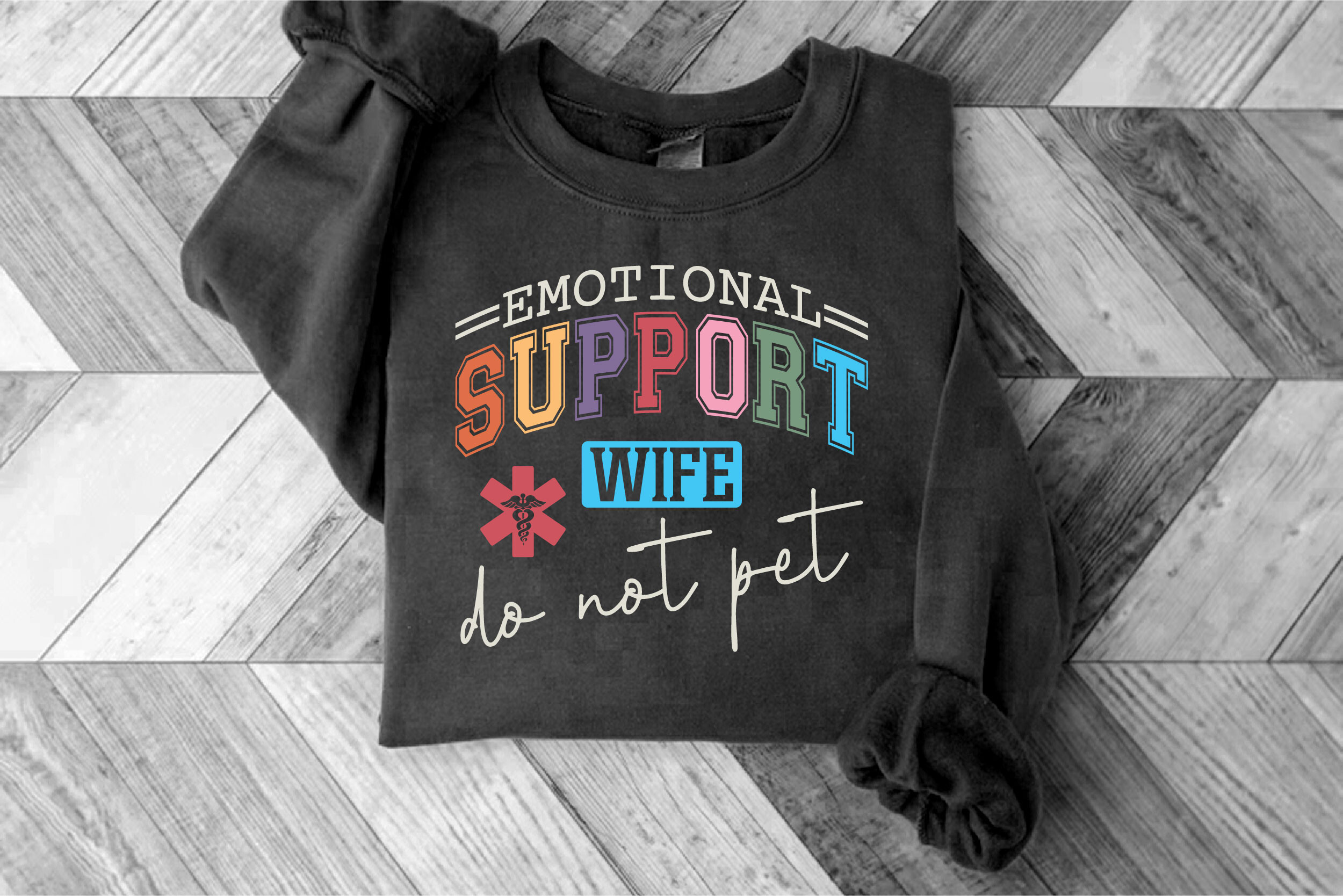 Emotional Support Husband SVG Do Not Pet Graphic by graphixee ...