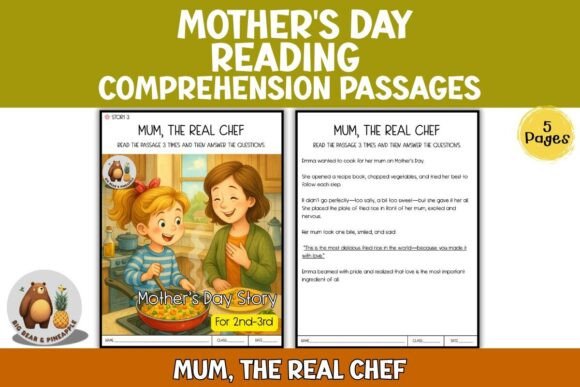 WS0116Mother’s Day Reading Comprehension Graphic by METINEE ART WORK ...