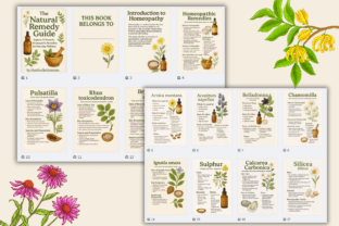 🌿 the Natural Remedy Guide – Gráfico por Nora as · Creative Fabrica