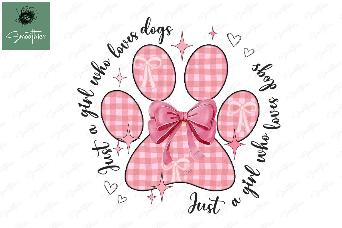 Dog Mom Pink Paw Design Graphic by Smoothies.art · Creative Fabrica