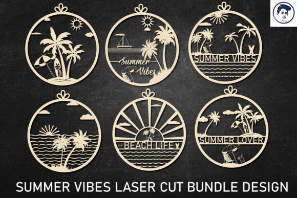 Summer Laser Cut SVG Bundle Design · Creative Fabrica