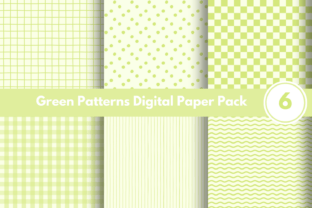 Green Checkerboard Digital Paper Pack Graphic by designpatterneer ...