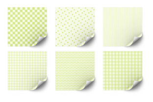 Green Checkerboard Digital Paper Pack Graphic by designpatterneer ...