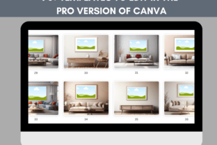 78 Horizontal Wall Art Canva Mockups Graphic by Diana Hunter · Creative ...