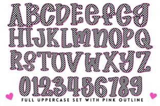 BRIGHT CHECKERED DOODLE LETTERS PNG Graphic by Me 2 You Digitals ...
