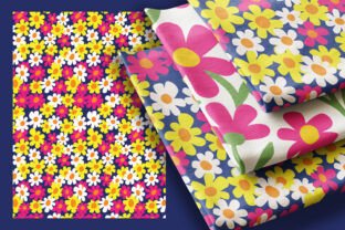 UPSY DAISY - DAISY FLOWER PATTERNS Graphic by POPOYAN CREATIVE ...