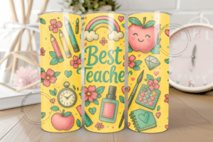 Tumbler Wrap Cute Best Teacher Graphic by Jennifer Magri Designs ...