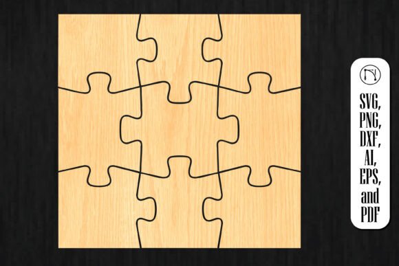 4286 Puzzle Svg Designs & Graphics
