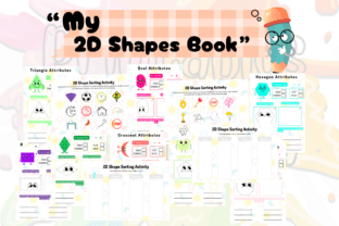 My 2D Shapes Book. Graphic by PrintablesByAicha · Creative Fabrica