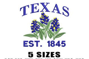 Texas Bluebonnet Embroidery Designs · Creative Fabrica
