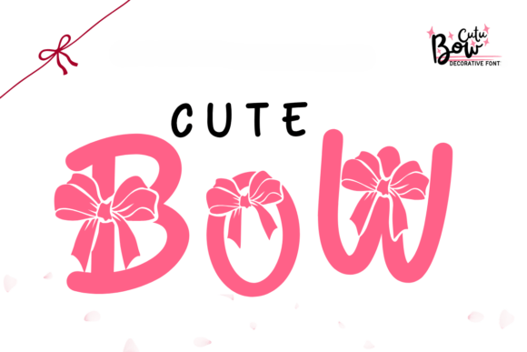 Bow Fonts 2026 | 66772+ Stunning Bow Fonts · Creative Fabrica