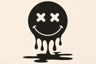 Smiley Face SVG, Smiley Face Dripping SV Graphic by craftsmaker ...