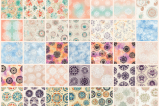 Mandalas Seamless Digital Papers Graphic by Wonders Artist · Creative ...