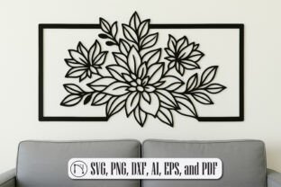 Lily Flower Wall Laser Cut SVG Cut File · Creative Fabrica