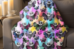 Skellie Moth Seamless Graphic by laurenmicheal3 · Creative Fabrica