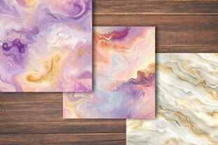 Marble Digital Papers Seamless Patterns Graphic by WatercolorArtist ...